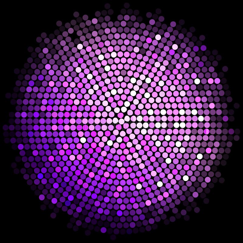 Purple Disco Lights Background Stock Vector - Illustration of digital ...