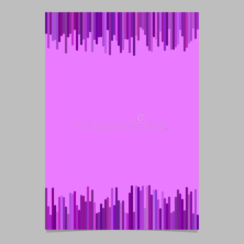 Purple Document Template from Vertical Stripes - Poster Design Stock ...