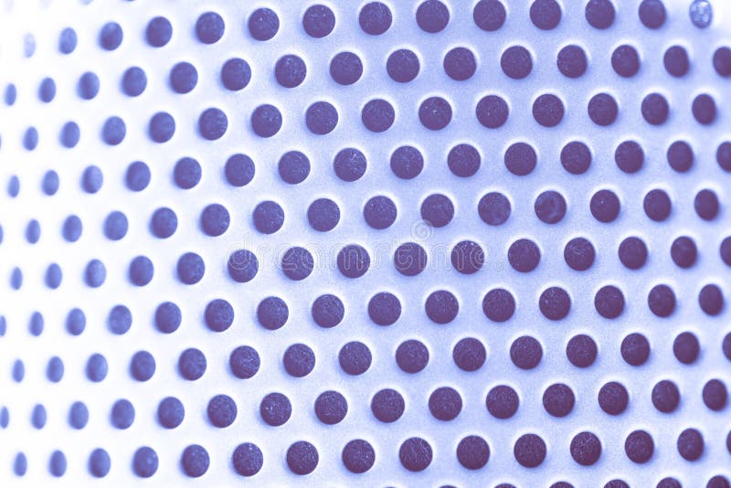 Purple Dots on a White Background in Perspective, Perforated Metal ...