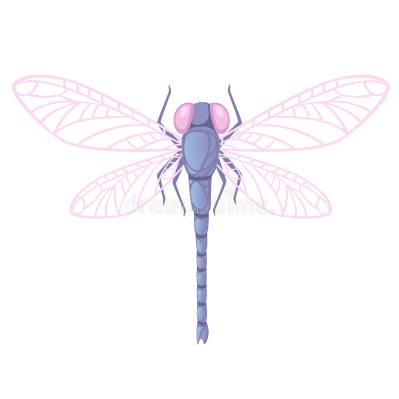 Purple Dragonfly Clipart