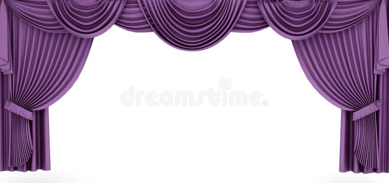 Purple drapery frame stock illustration. Illustration of dance - 29260756