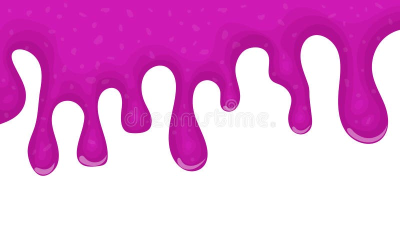 Purple Dripping Liquid Slime Stock Vector - Illustration of color ...
