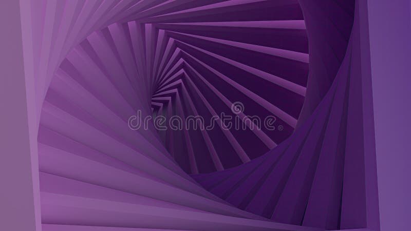 Purple Endless Square Tunnel Pop Abstract Elegant and Modern 3d Render ...