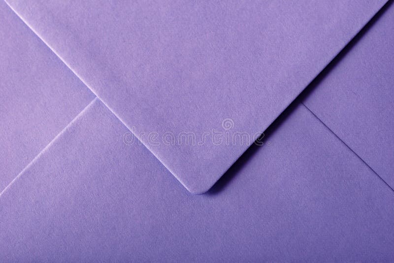 Purple envelope stock photo. Image of post, romantic, communication ...