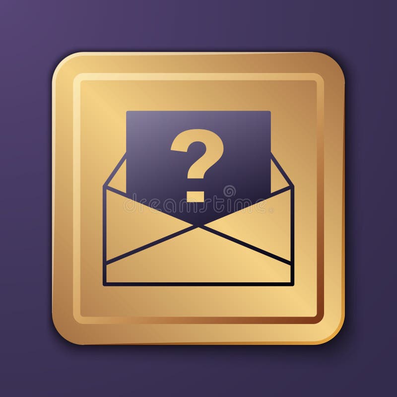 Purple envelope stock illustration. Illustration of element - 17521155