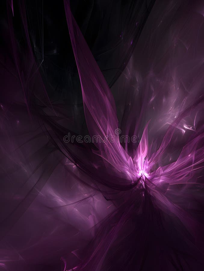 Purple Explosive Bloom, Abstract Graphic Design Backdrop Stock ...