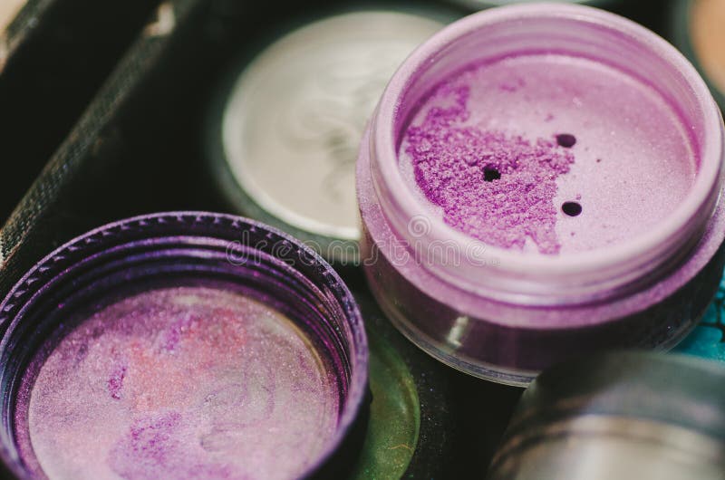 Purple Eye Shadow stock photo. Image of powder, purple - 37276114
