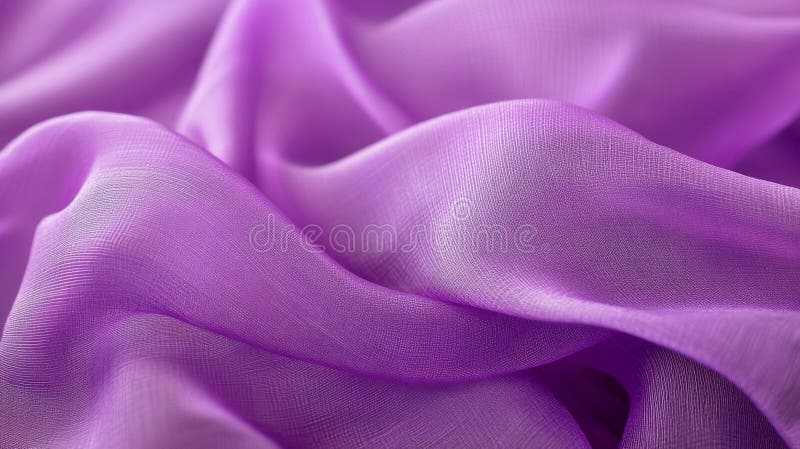 Purple Fabric Draped Softly Showing Texture Stock Illustration ...