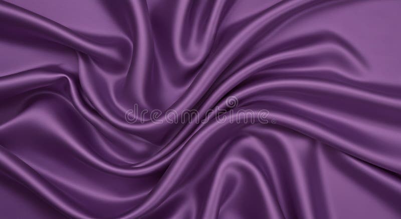 Purple Fabric Texture Background with Smooth Drapes and Elegant Waves ...