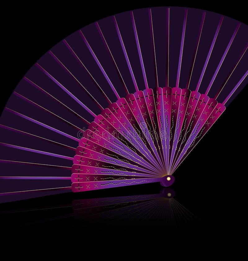 Purple Fan Black Lace Stock Illustrations – 9 Purple Fan Black Lace ...