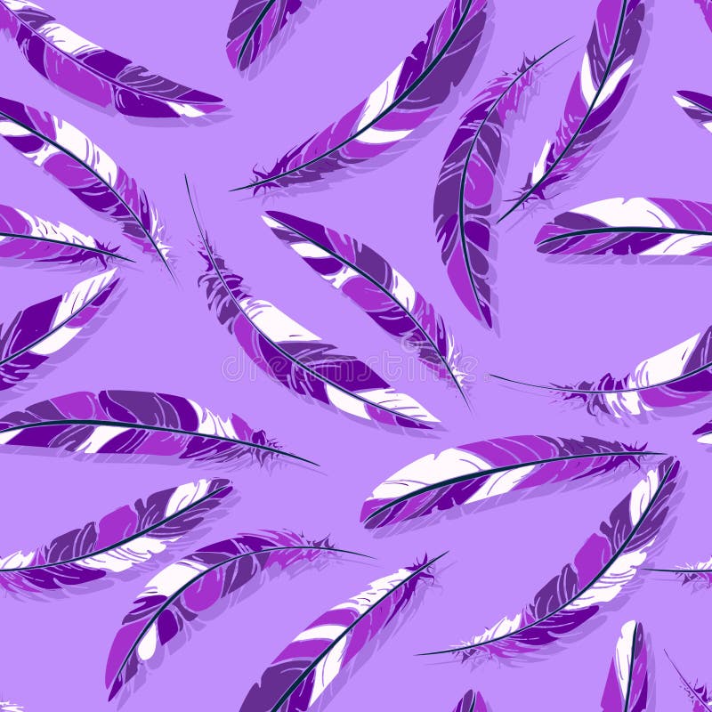 Purple feather background stock vector. Illustration of color - 92193338