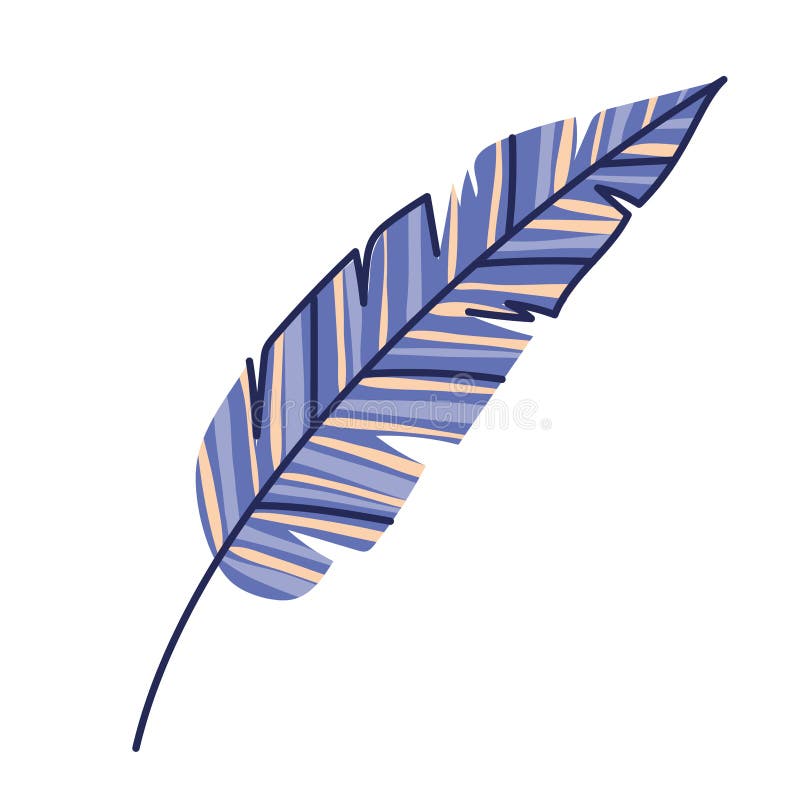 Purple Feather Abstract Background Stock Illustration - Illustration of ...