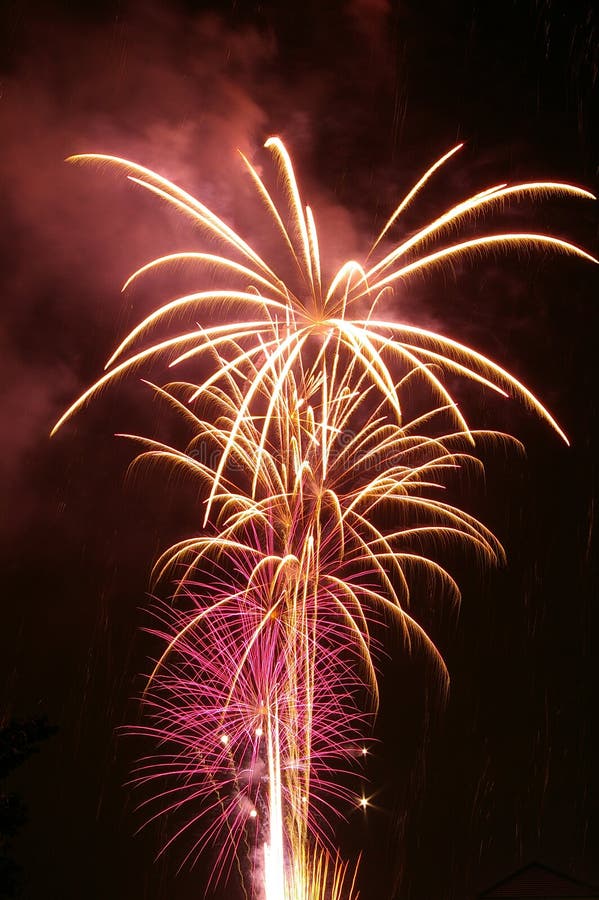 Purple fireworks stock photo. Image of lights, festive - 241202