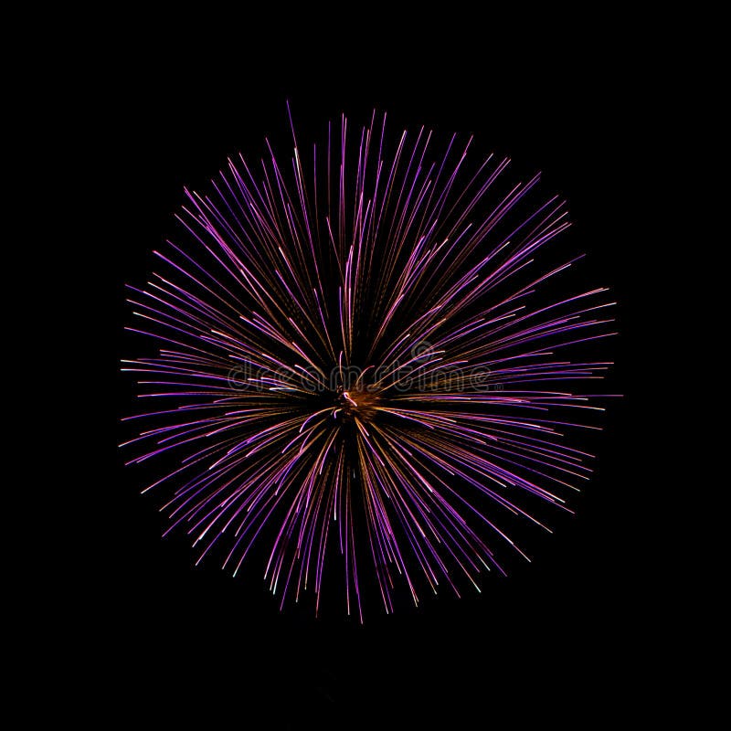 Purple Fireworks stock photo. Image of fourth, celebrations - 35416478