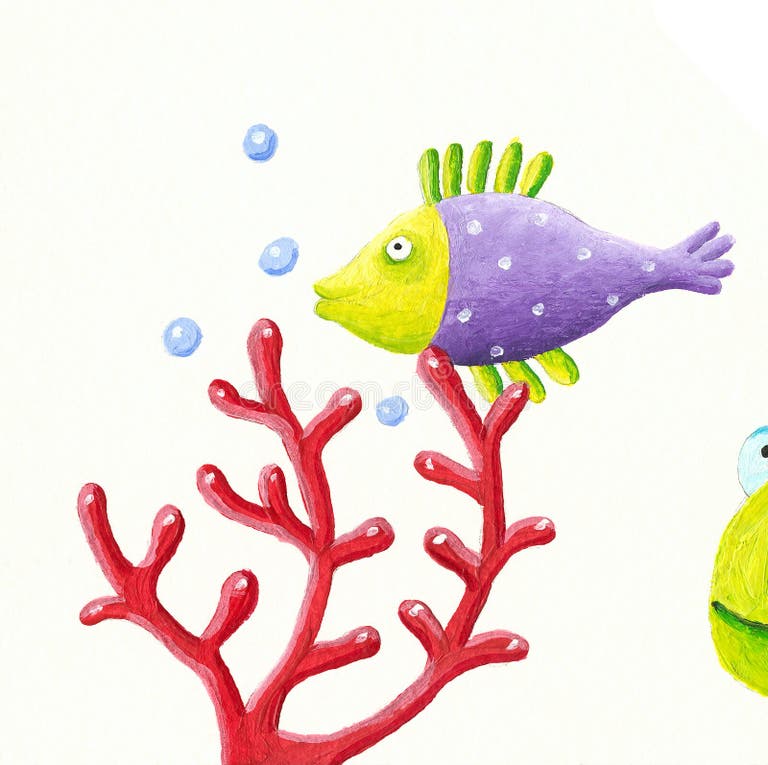 Cartoon Purple Fish Illustration Stock Illustrations – 6,662 Cartoon ...