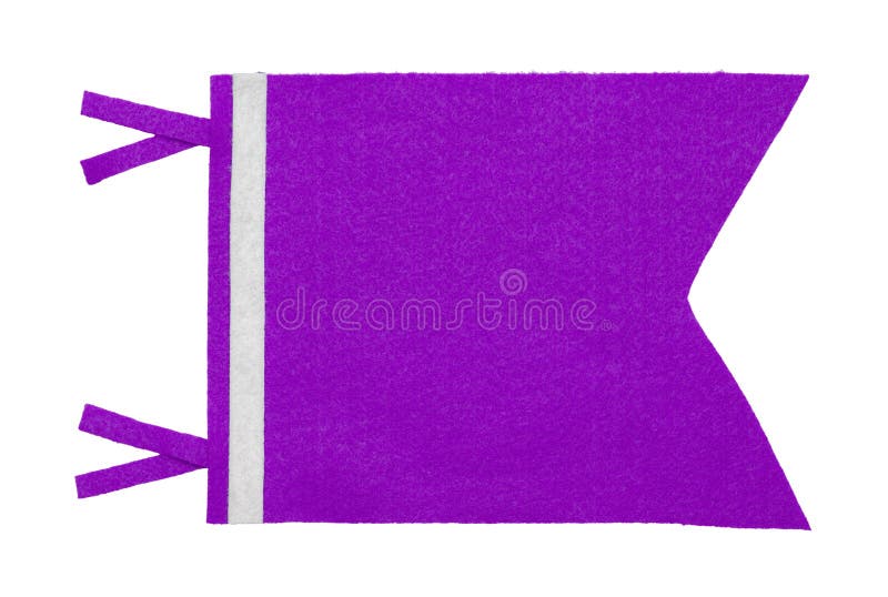 Purple Flag Pennant stock photo. Image of flag, empty - 164259882