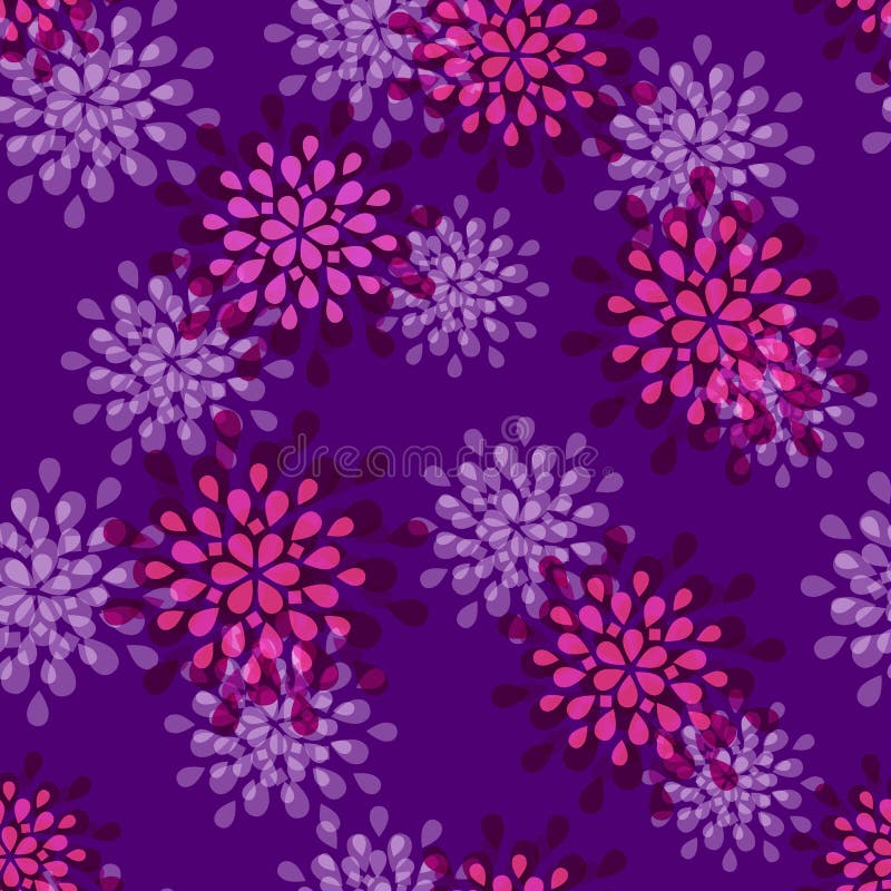 Purple Flowers Texture stock illustration. Illustration of decoration ...