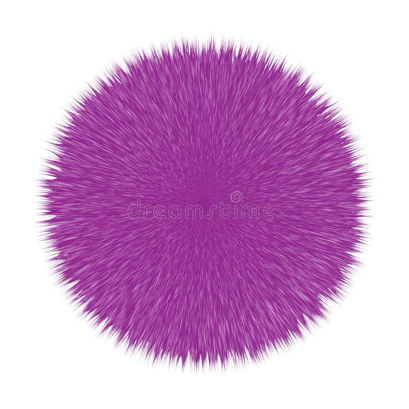 Purple Fluffy Ball White Stock Illustrations – 778 Purple Fluffy Ball ...