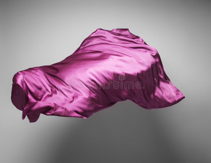 Purple flying fabric stock image. Image of flying, flowing - 81940755