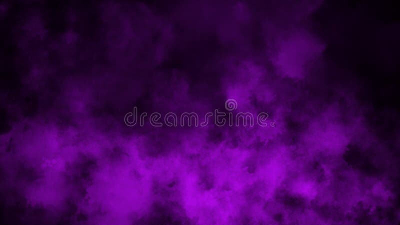 Purple Fog and Mist Effect on Black Background. Smoke Texture . Design ...