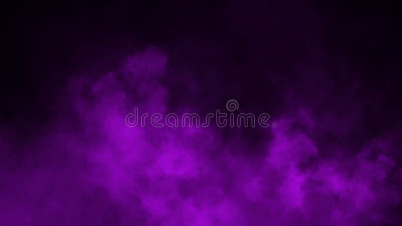 Purple Fog and Mist Effect on Black Background. Smoke Texture . Design ...