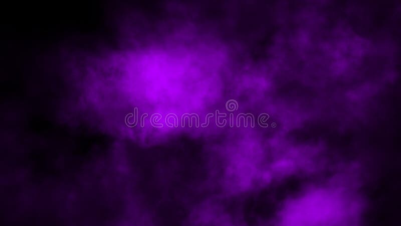 Purple Fog and Mist Effect on Black Background. Smoke Texture . Design ...