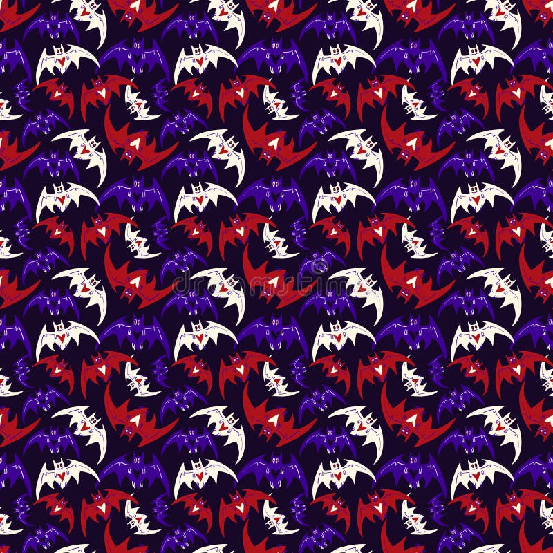 Purple Bats Pattern Stock Illustrations – 2,659 Purple Bats Pattern ...
