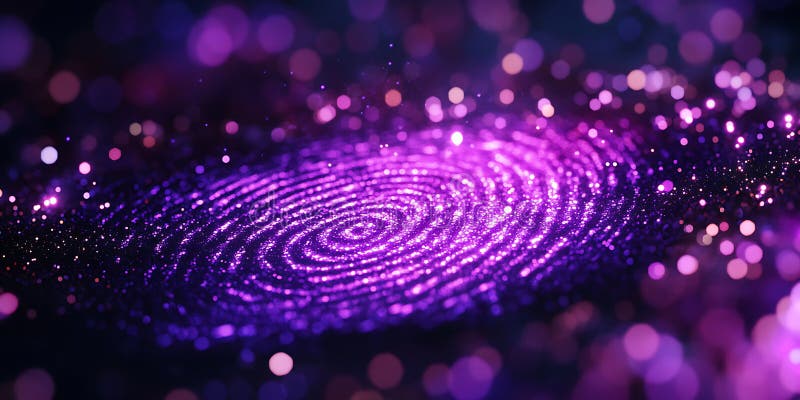 Purple Galaxy Background Sparkling Stardust Texture Stock Illustration ...