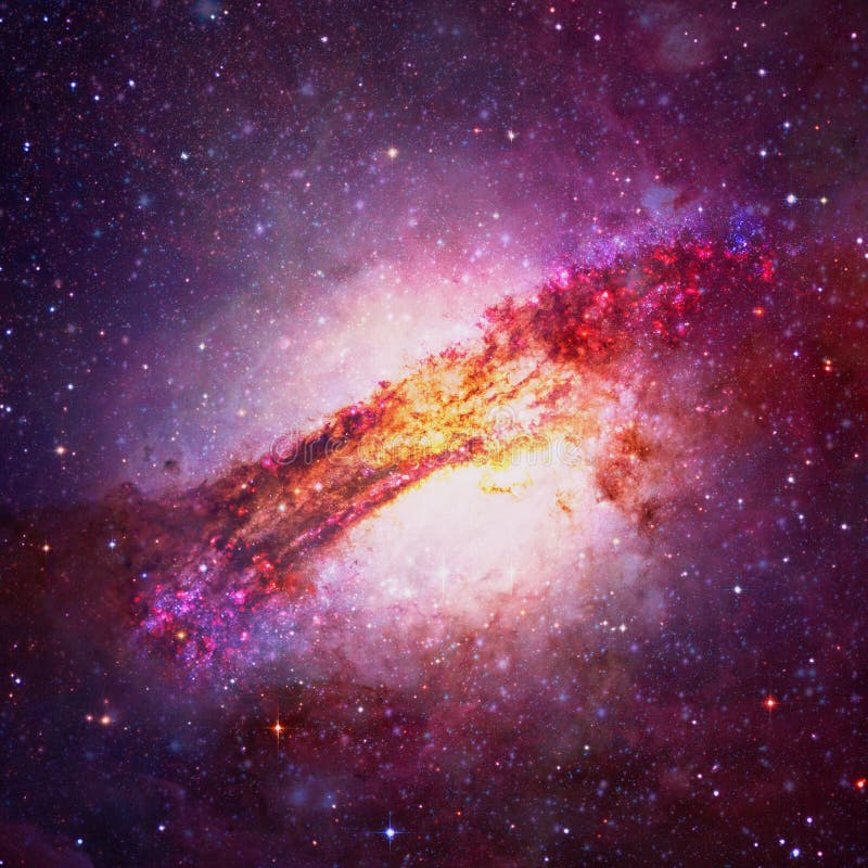Purple Galaxy in Outer Space. Elements of this Image Furnished by NASA ...