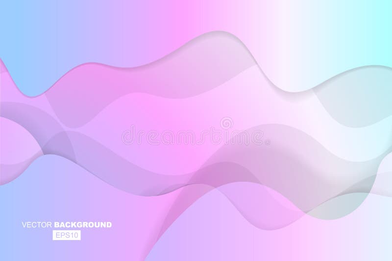 Purple Geometric Modern Fluid Background Composition Stock Vector ...