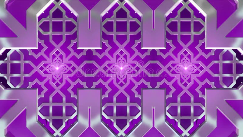 Purple Geometric Pattern Background Stock Video - Video of white ...