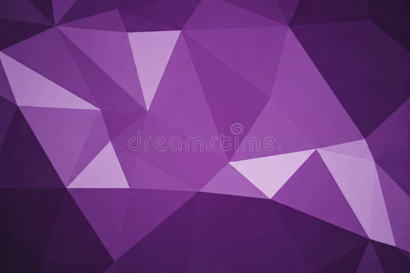 Purple Geometric Pattern, Triangles in Light and Dark Shades. Polygon ...