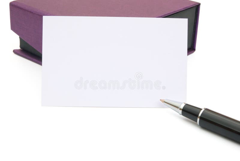Purple gift box and a card stock image. Image of package - 31843167