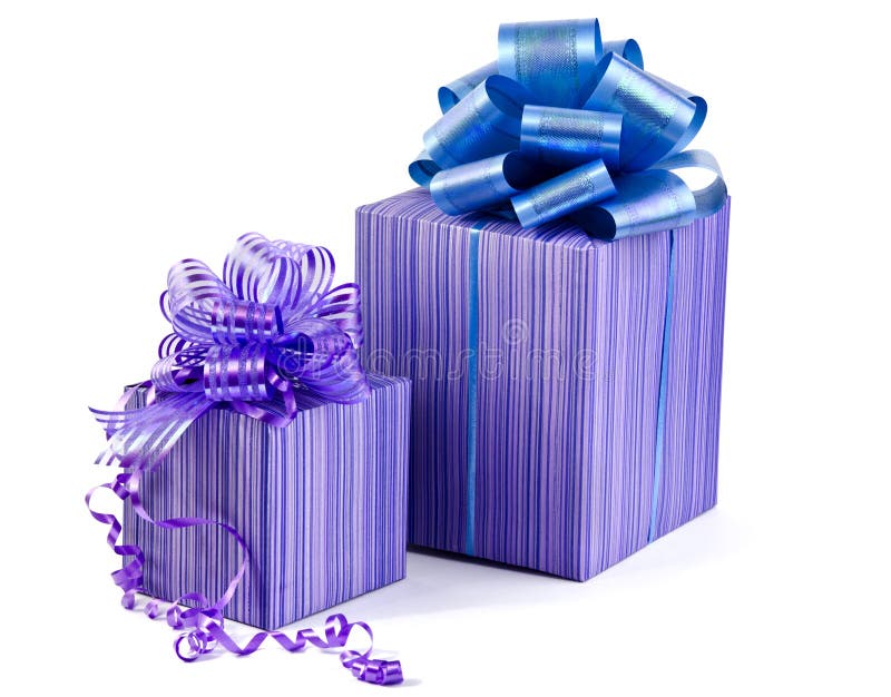 Purple gift boxes stock photo. Image of container, package - 36581562