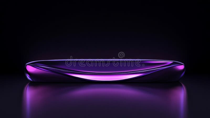Purple Glass Perfume Bottle Mockup. Neural Network AI Generated Stock ...