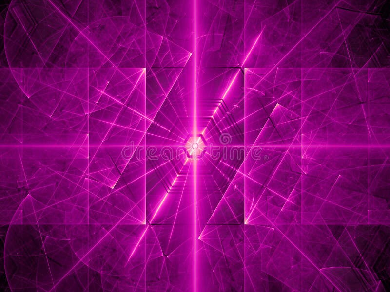 Purple Glowing Fireball Lightning Stock Illustration - Illustration of ...