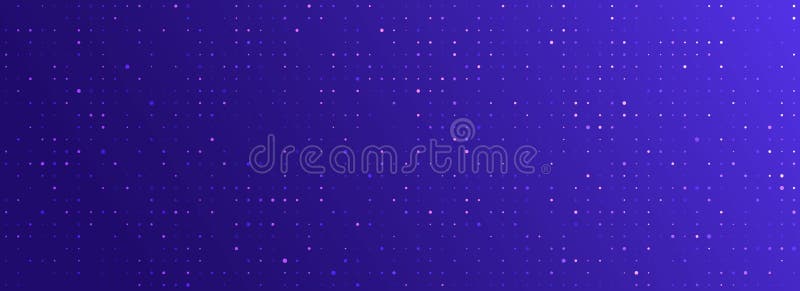 Purple Glowing Pixel Dot Pattern. Abstract Neon Grid Wallpaper. Violet ...