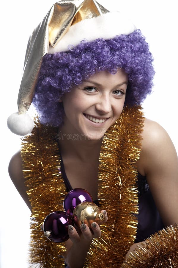 Purple and gold stock photo. Image of winter, decoration - 3749152