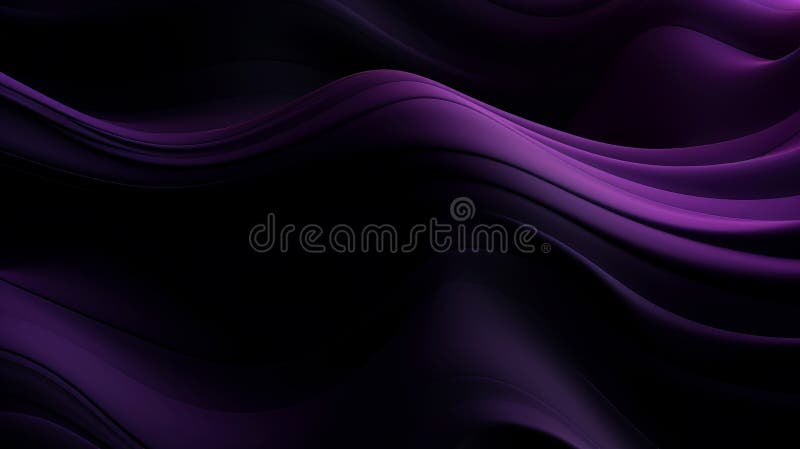 Purple Gradient Abstract Line and Wave Background, Generative Ai Stock ...