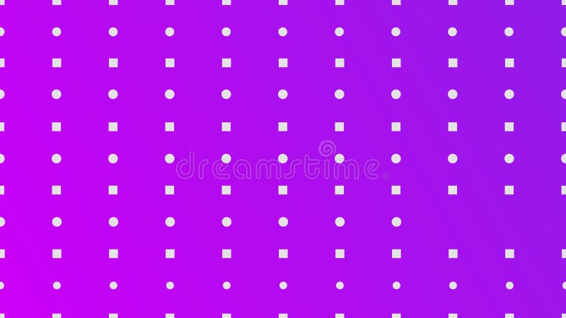 Purple Gradient with Dots and Squares, Seamless Looping Animation ...