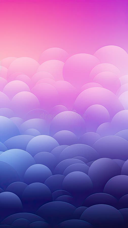 Purple Gradient Bubbles Abstract Vertical Web Banner App Background ...