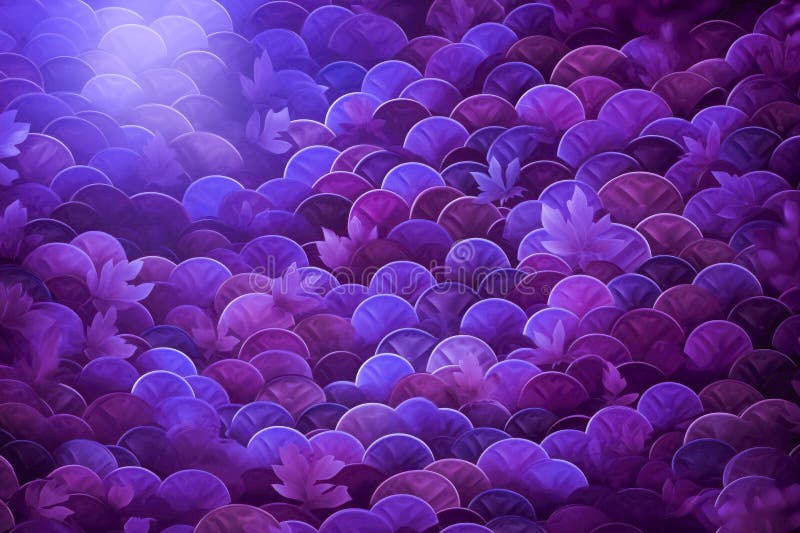Purple Painted Pattern with Fish Scale Abstract Texture. Stock Photo ...