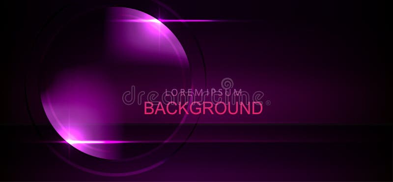 Purple Gradient Design, Round Frame with Bezel and Glitter Stock ...