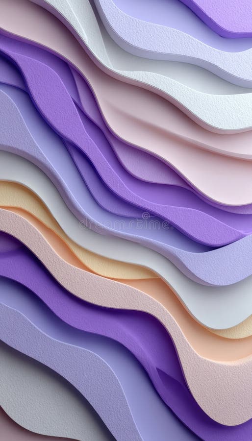 Purple Gradient Folded Paper Textured, Abstract Background Design - 3d ...