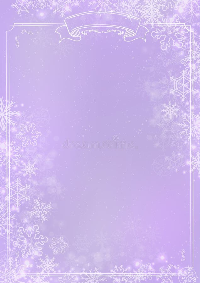 Purple Snowflake Border Stock Illustrations – 1,479 Purple Snowflake ...