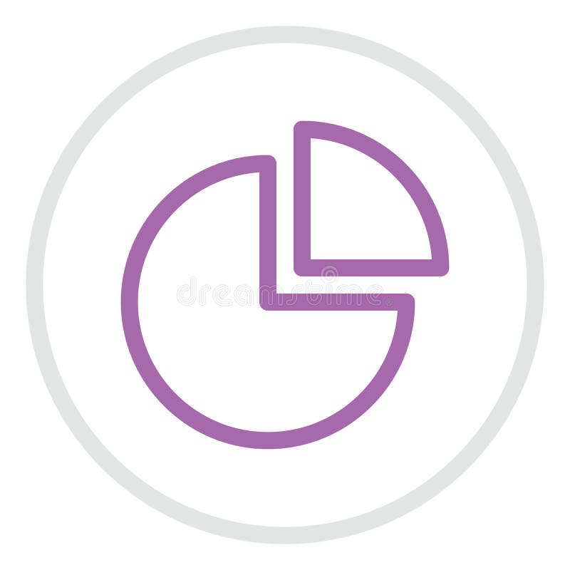 Purple Graph Curve Icon, Cartoon Style Stock Vector - Illustration of ...