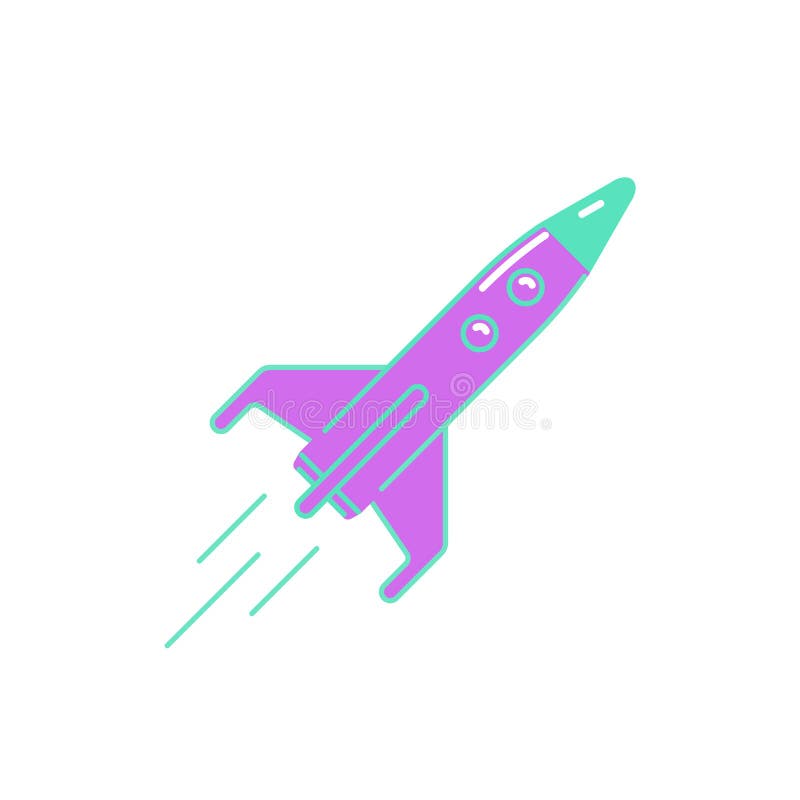 Purple Rocket Graphic Stock Illustrations – 1,580 Purple Rocket Graphic ...