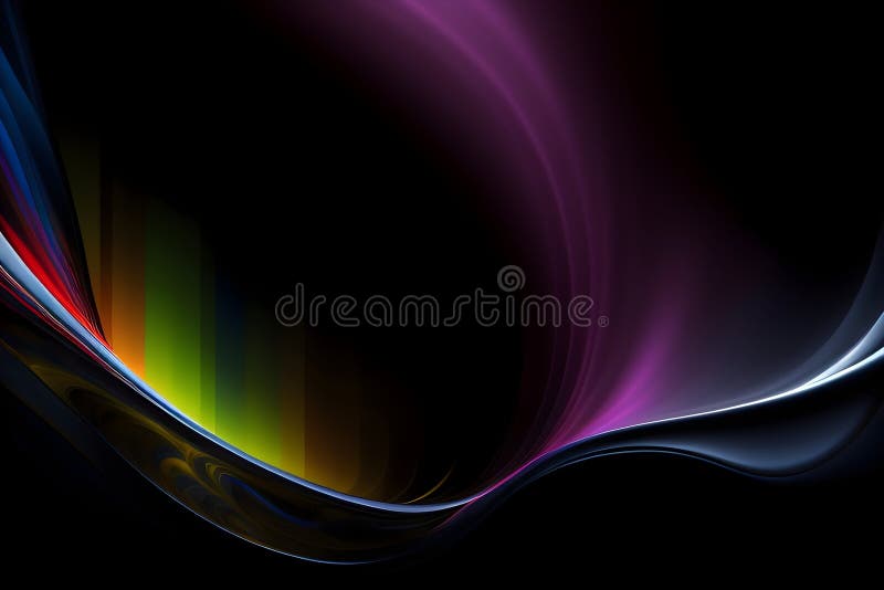 A Purple, Green, and Purple Wave is Shown with a Purple, Green, and ...