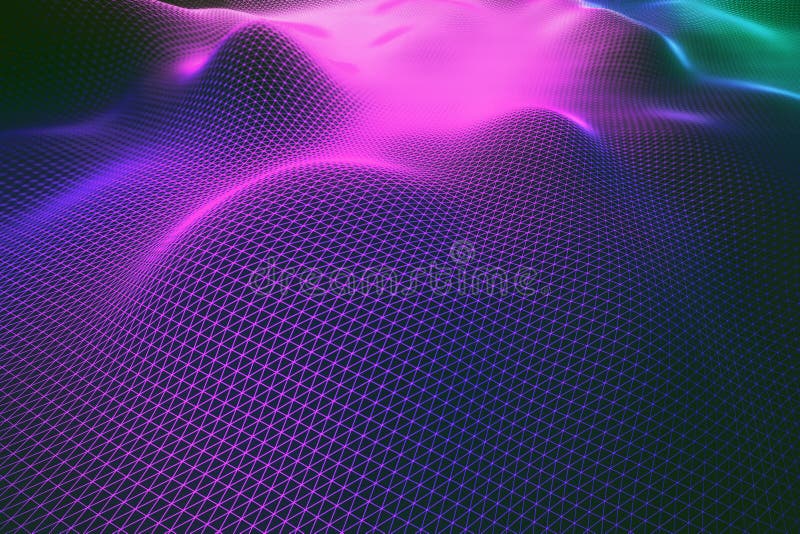 Purple Grid, Interference Pattern Abstract Background Stock ...