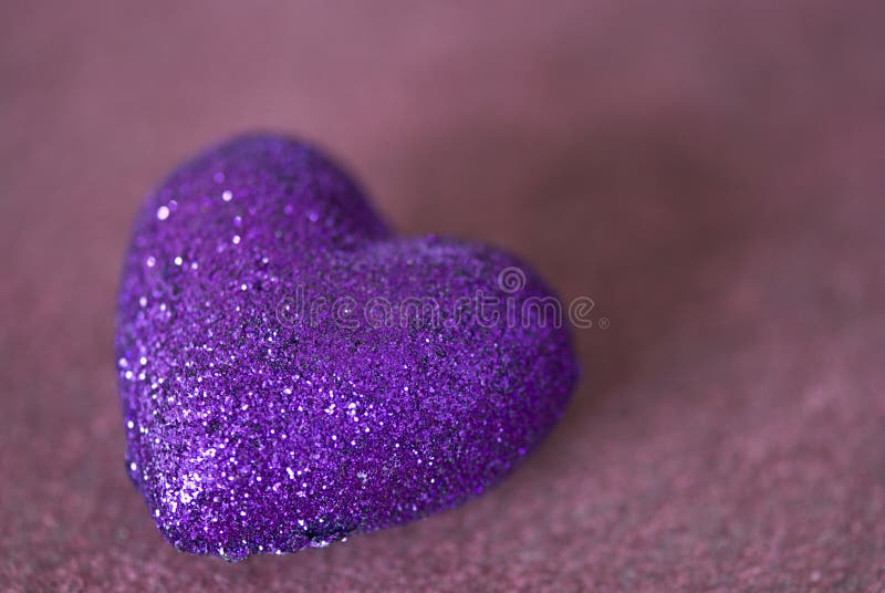 Purple hearts stock photo. Image of violet, shiny, symbol - 11314220